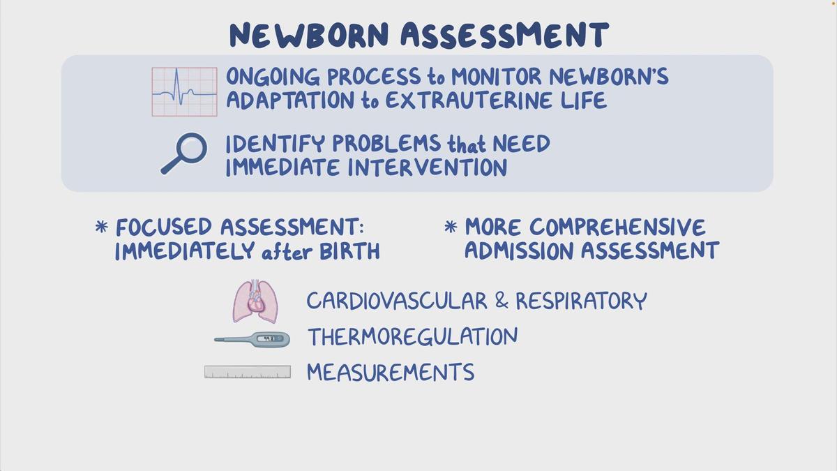 Assessment of the Newborn - Osmosis Video Library
